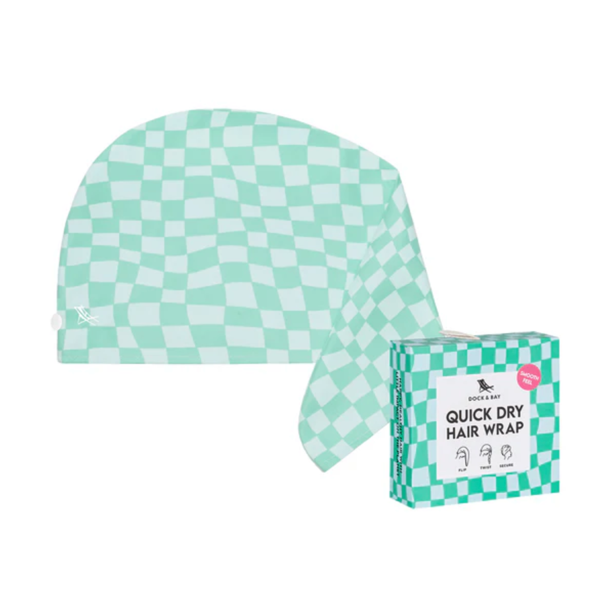 Hair Wrap, Check Mate | Magpies Paducah