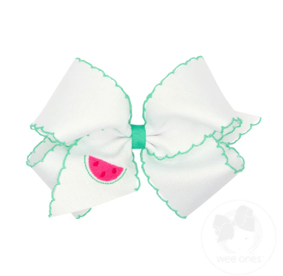 King Moonstitch Bow, Green Watermelon | Magpies Paducah