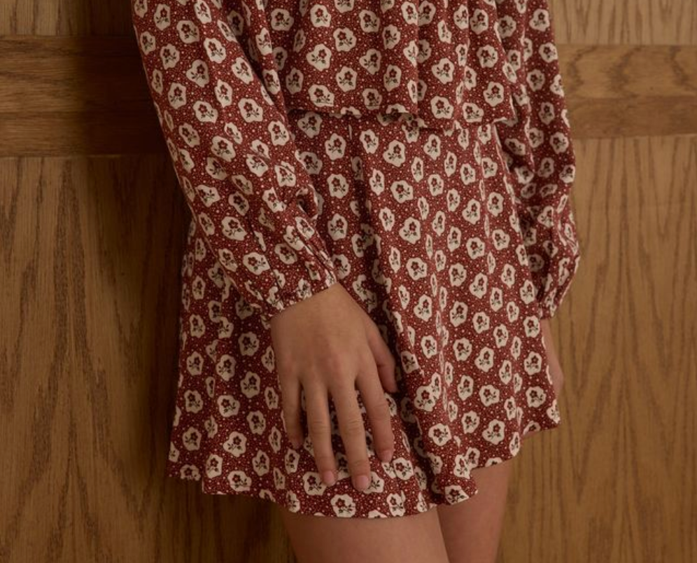 Teen Rachel Skirt, Ruby Fleur | Magpies Paducah